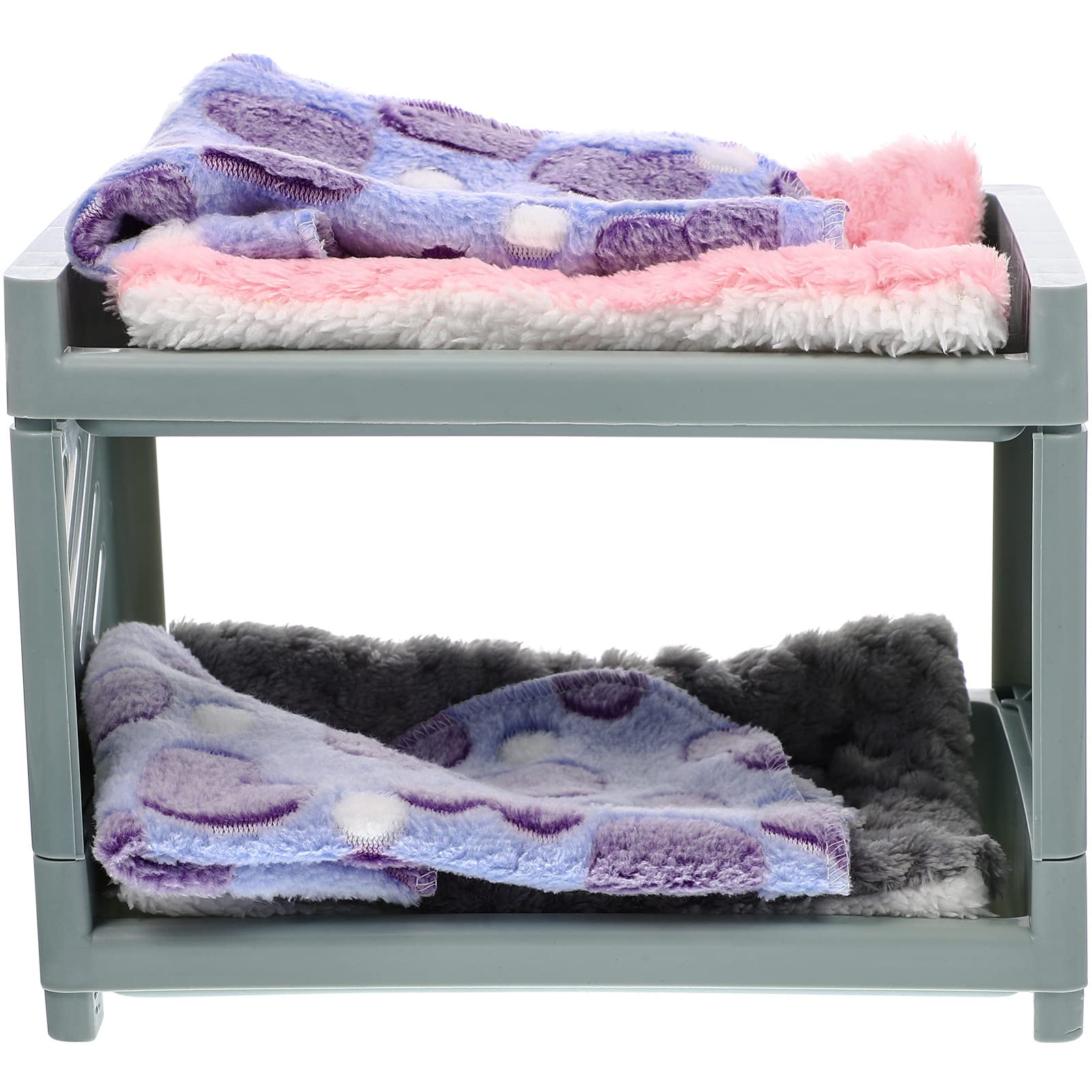 POPETPOP 1 Set Hamster Bed Hamster Hideouts Sleeping Bed Double-Layer Bunny Bed Double-Layer Chinchilla Bed Detachable Chinchilla Beds Cage Bunny Beds Hamster Accessory Detachable Bunny Bed