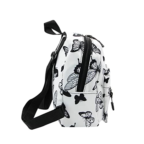 Women Mini Backpack Cute Shoulder Bag Purse Fashion Ladies Ladies Nylon Rucksack Casual Satchel Travel Small Backpack