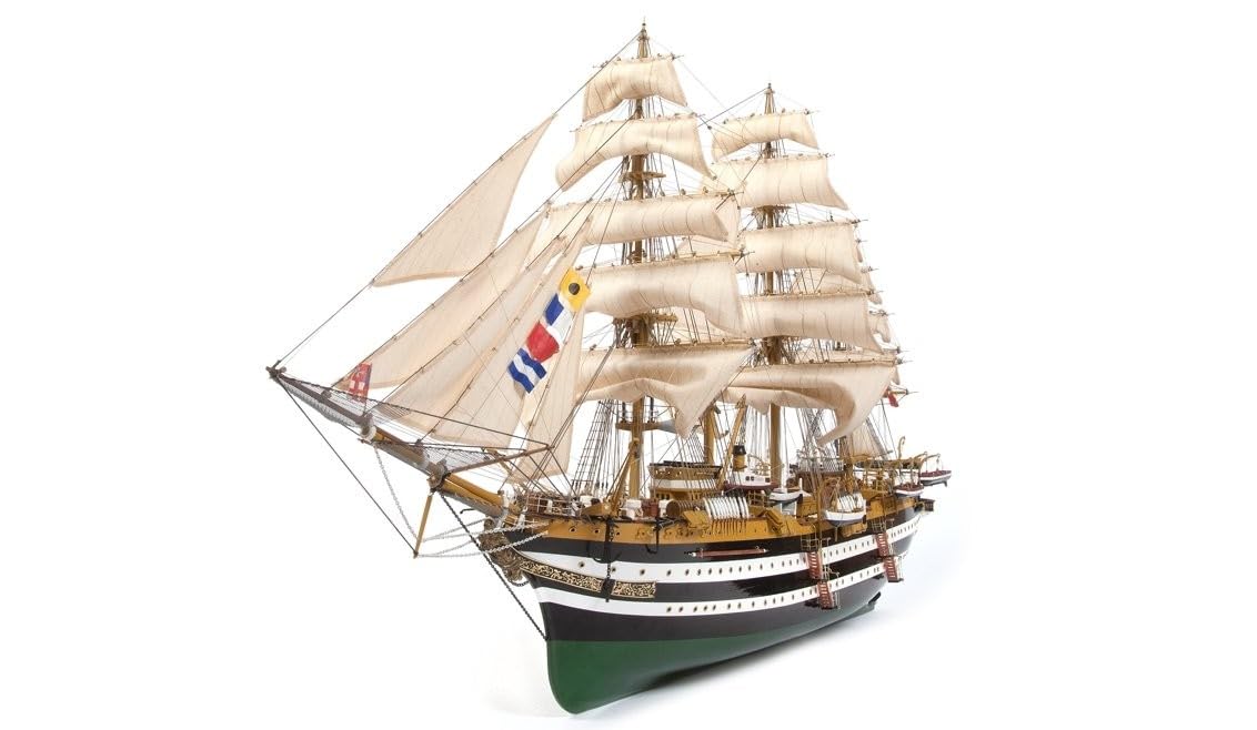 Occre Amerigo Vespucci Ship, Navy,White