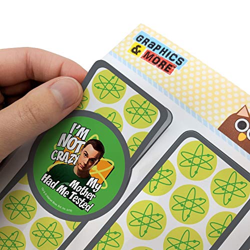 Big Bang Theory Sheldon Cooper I'm Not Crazy Set of 3 Glossy Laminated Bookmarks