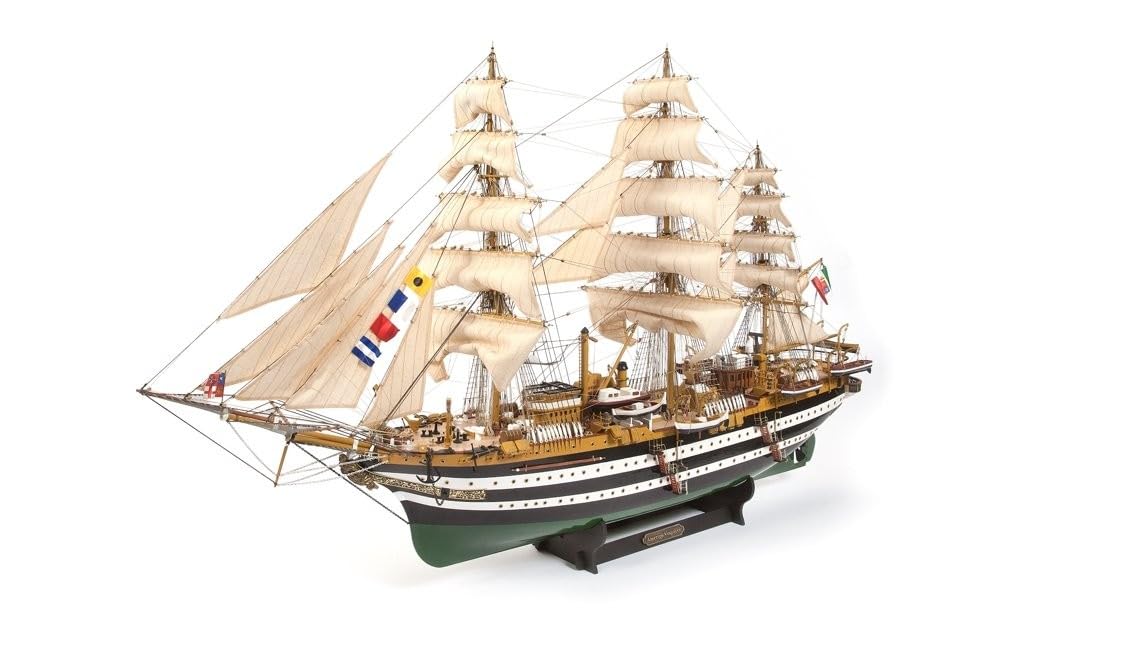 Occre Amerigo Vespucci Ship, Navy,White