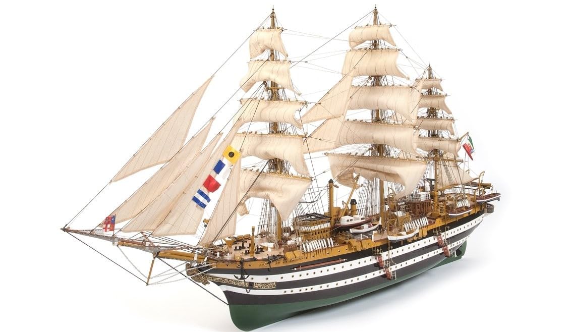 Occre Amerigo Vespucci Ship, Navy,White