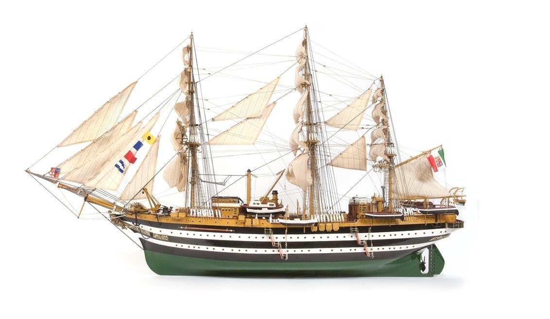 Occre Amerigo Vespucci Ship, Navy,White