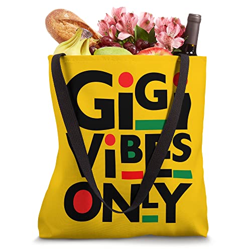 Gigi Vibes Only Black Mother Melanin Mom Auntie Grandma Fun Tote Bag