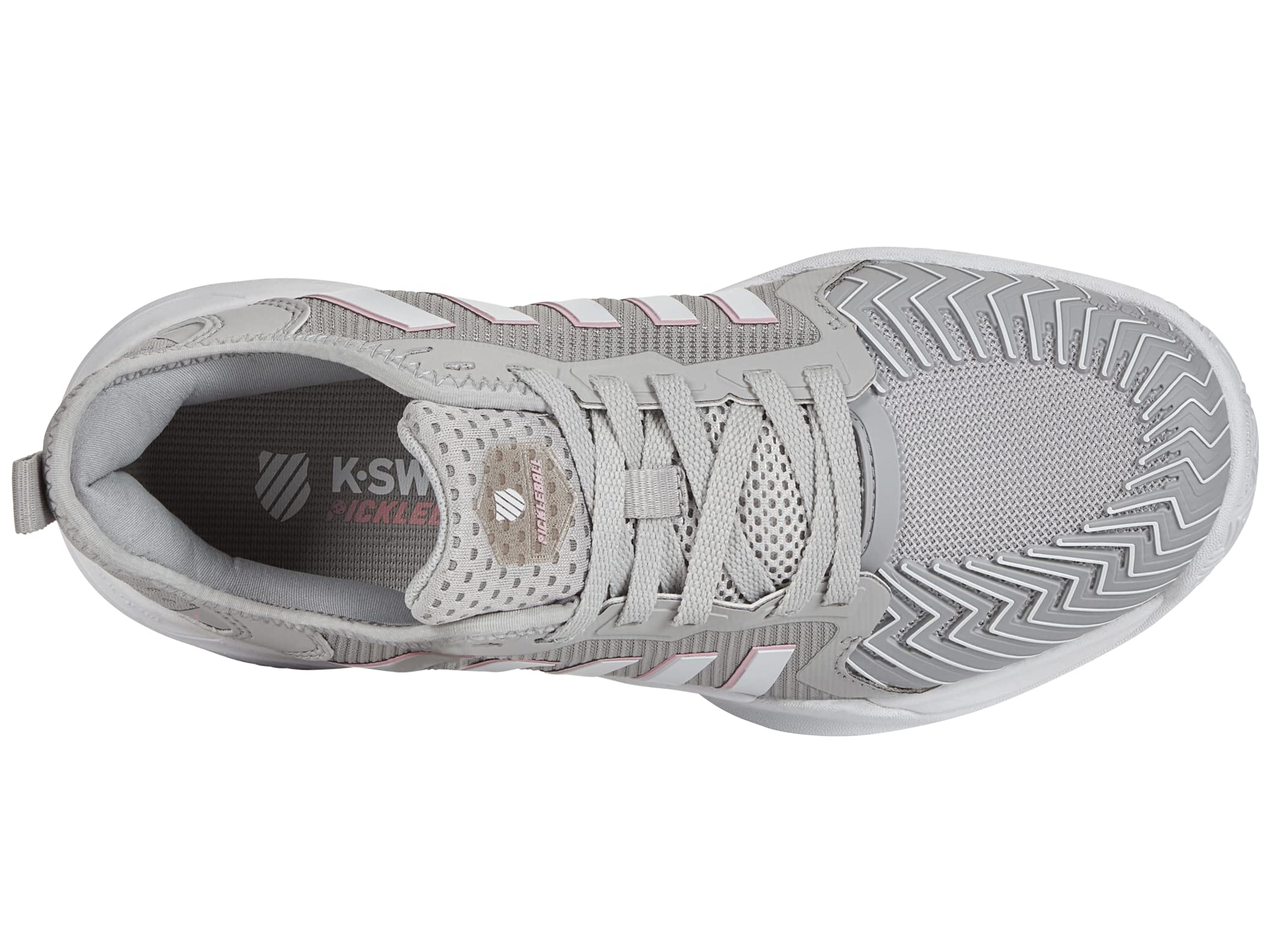 K-Swiss Women's Pickleball Supreme Shoe, Vapor Blue/White/Coral Blush, 7 M