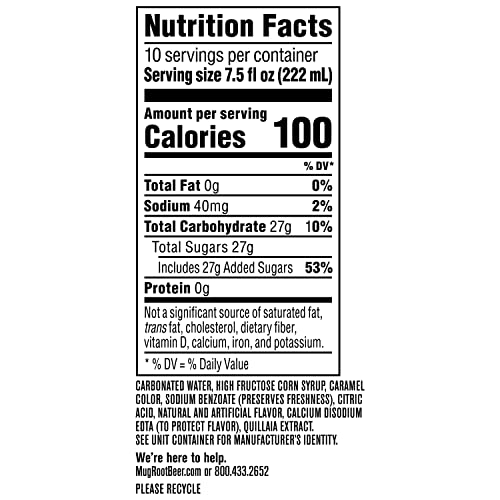 Mug Root Beer Mini Cans, 7.5oz 10pk