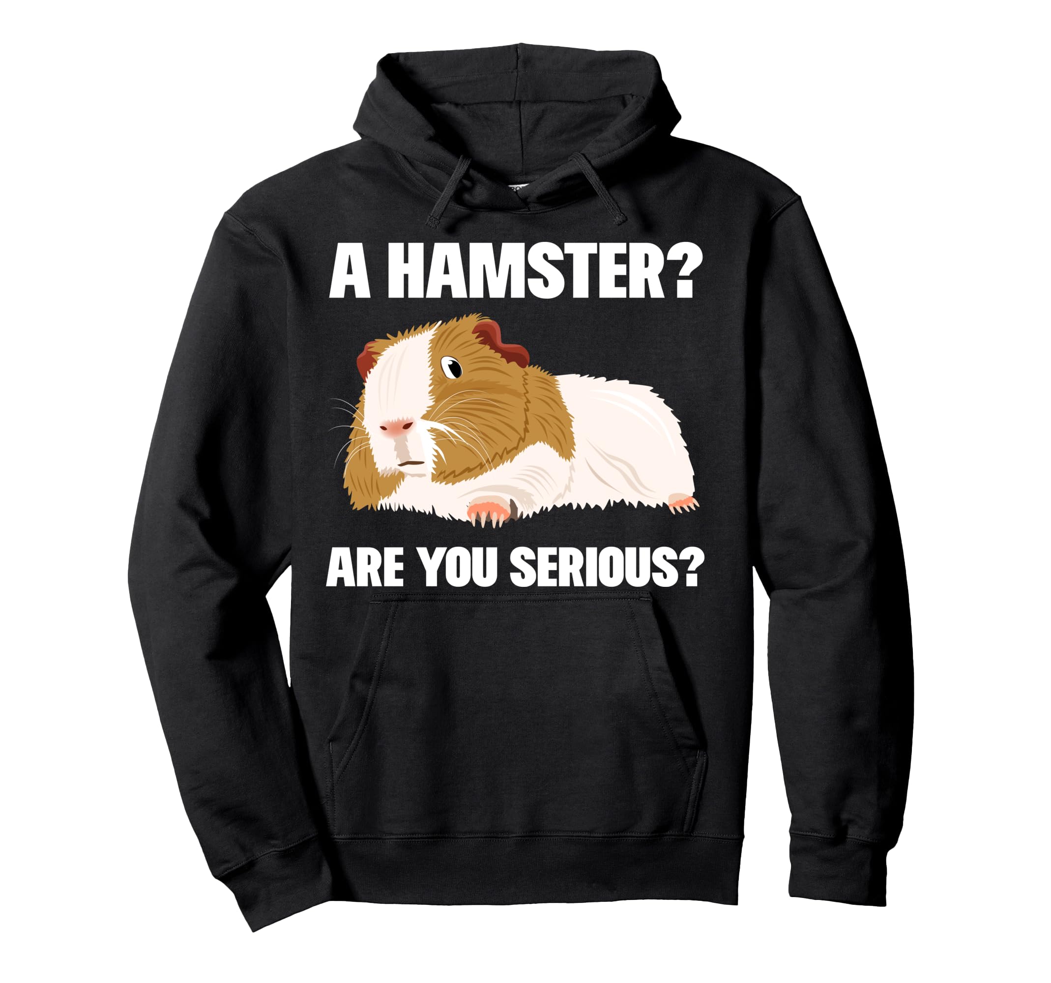 Funny Guinea Pig Not A Hamster Clothes Cavy Gift Guinea Pig Pullover Hoodie