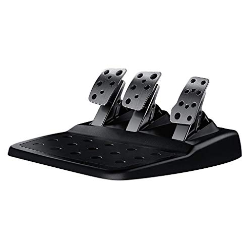 Logitech G29 Driving Force Racing Wheel and Floor Pedals, Real Force Feedback, Stainless Steel Paddle Shifters, Leather Steering Wheel Cover for PS5, PS4, PC, Mac - Black