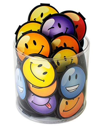 Smiley FACE Bulk Bookmarks for Kids "Clip Over The Page" Bookmarks - 75 Pack - Bulk Bookmarks for Kids Girls Boys. Perfect Student Incentives Prizes Party Favors Classroom Rewards & Reading Awards!