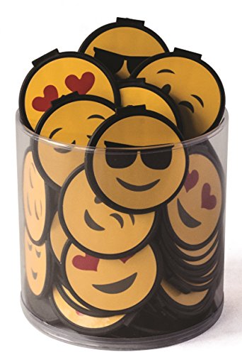 Smiley FACE Bulk Bookmarks for Kids "Clip Over The Page" Bookmarks - 75 Pack - Bulk Bookmarks for Kids Girls Boys. Perfect Student Incentives Prizes Party Favors Classroom Rewards & Reading Awards!