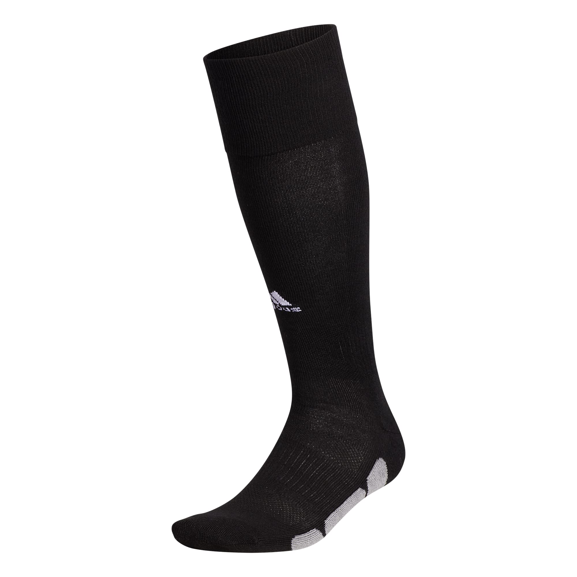 adidas Utility All Sport Over The Calf (OTC) Socks (1-Pair), Black/Light Onix Grey/White, X-Small