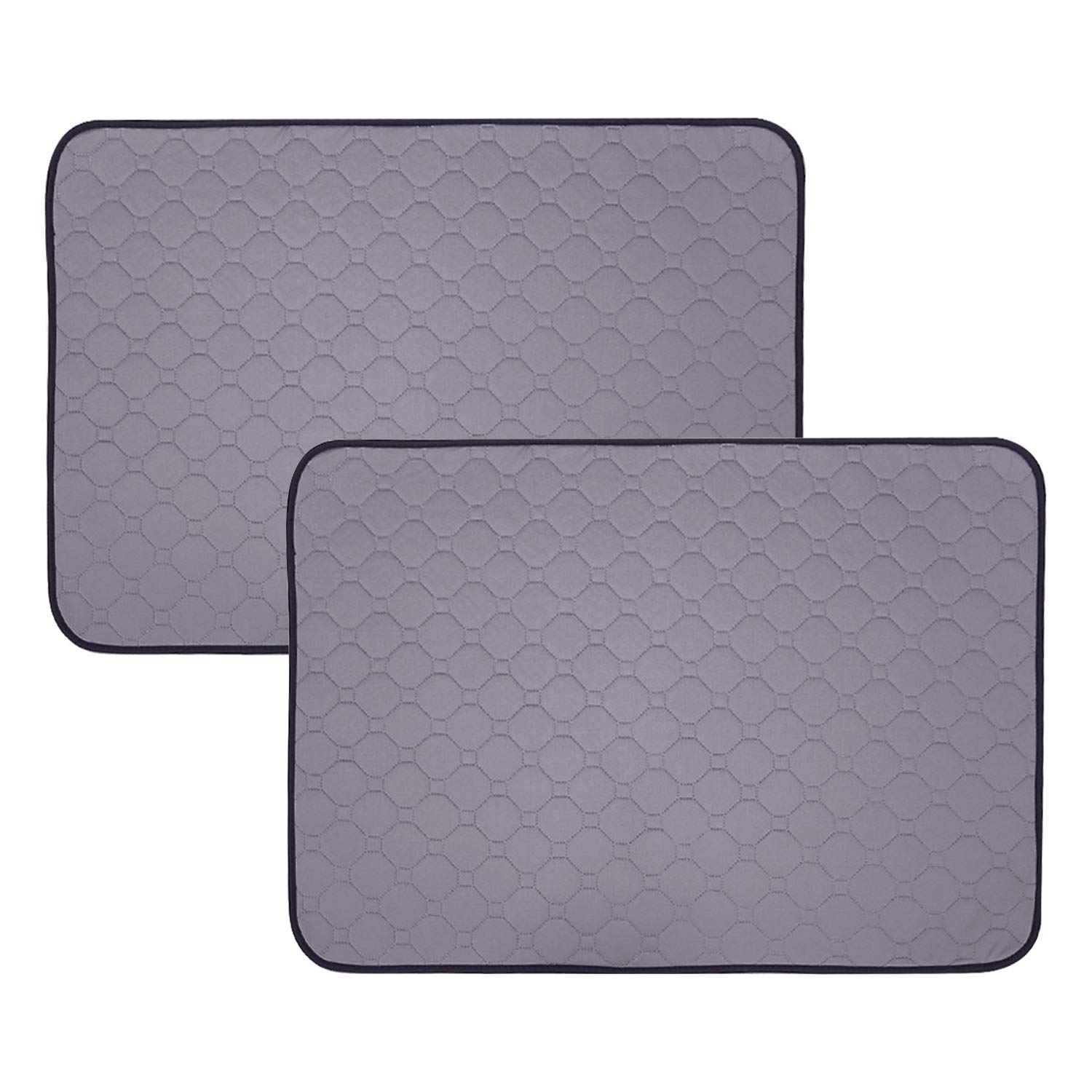 Wontee Guinea Pig Cage Liners Guinea Pig Bedding Washable Guinea Pig Pee Pads Waterproof Reusable for Guinea Pigs Ferrets Hamsters Rabbits (L: 35" x 28")
