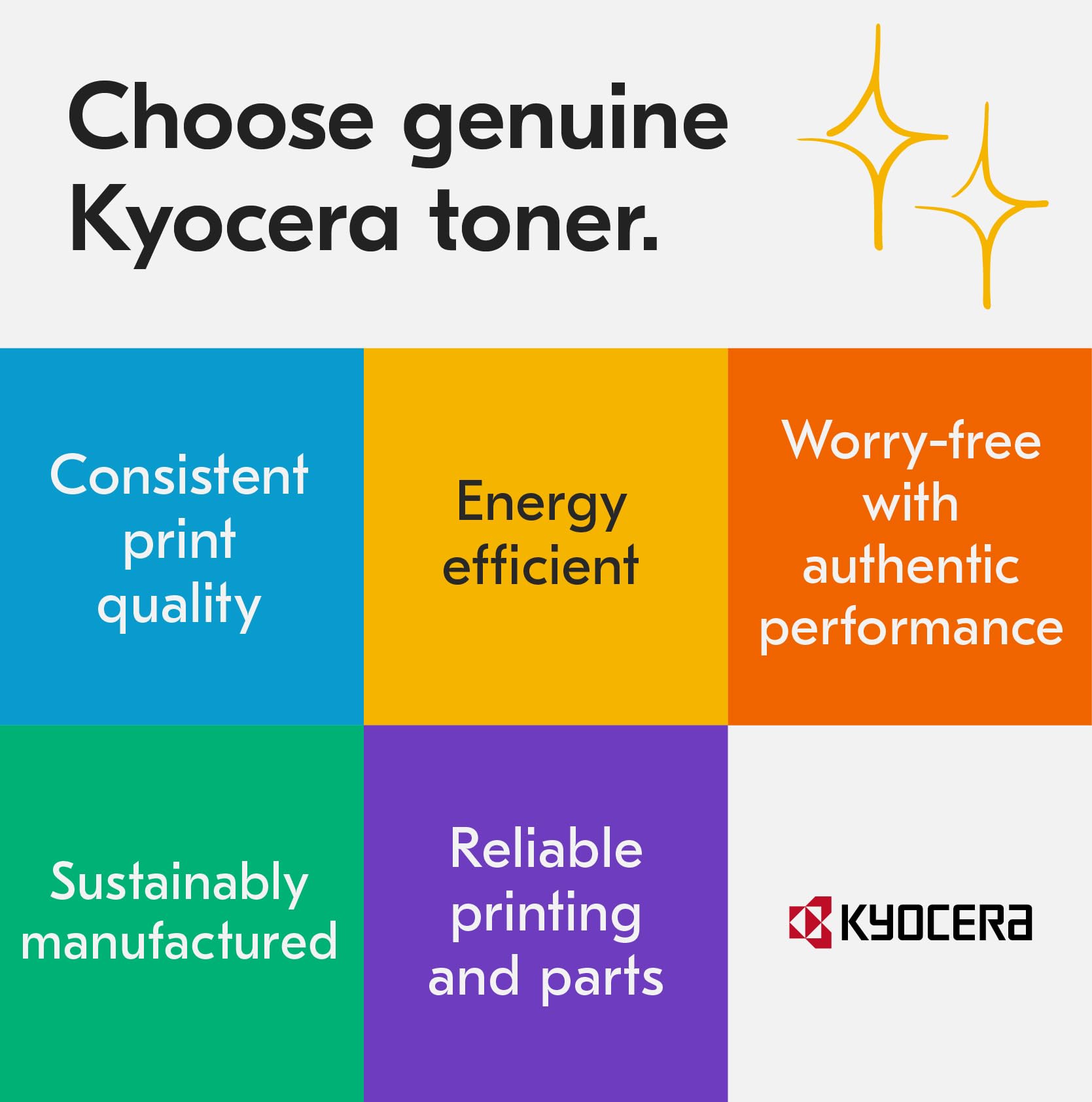 Kyocera 1T02R90US0 Model TK-5232K Black Toner Cartridge Compatible with ECOSYS P5021cdn, P5021cdw, M5521cdn and M5521cdw Laser Printers; Up to 2600 Pages Yield at 5 Percent Average Coverage