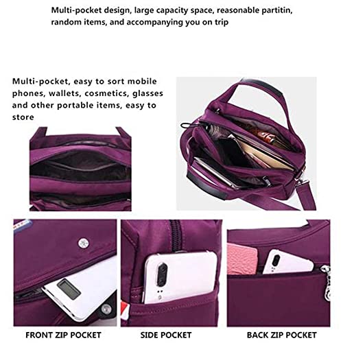 Ladies Large-Capacity Waterproof Anti-Theft Fashion Handbag , Women'S All-Match Oxford Cloth Shoulder Bag Messenger Bag