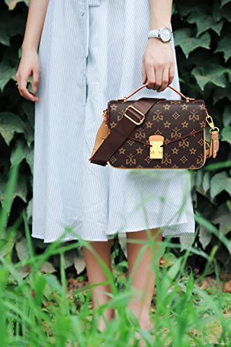 MESSGAIL Crossbody Bags for Women Classic Shoulder Handbags Ladies Clutch Purses with Wide Adjustable Strap