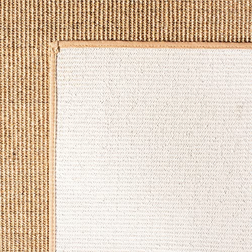 MARTHA STEWART Collection by SAFAVIEH 9' x 13' Beige MSR9501B Farmhouse Sisal & Jute Area Rug