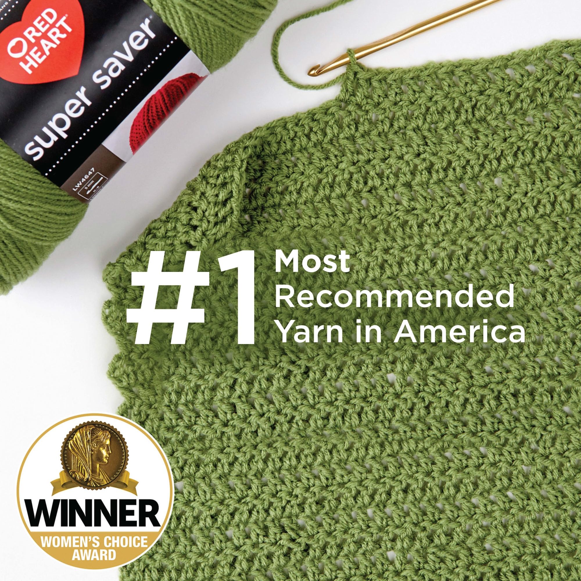Red Heart Super Saver Favorite Stripe Yarn - 3 Pack of 141g/5oz - Acrylic - 4 Medium (Worsted) - 236 Yards - Knitting/Crochet