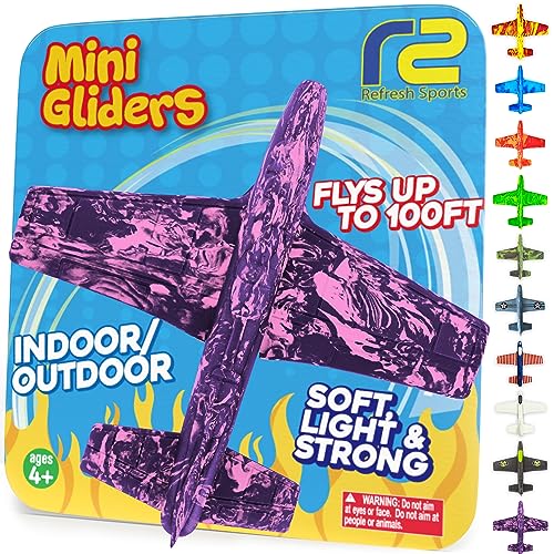 Foam Glider: Easter Basket Stuffers for Toddler to Teens - Fun Safe & Easy to Throw Girl Toys & Boy Sports Toys Age 4 5 6 7 8 9 10 11 12 - Unique Toy Easter Gifts for Girls & Outdoor Games for Kids