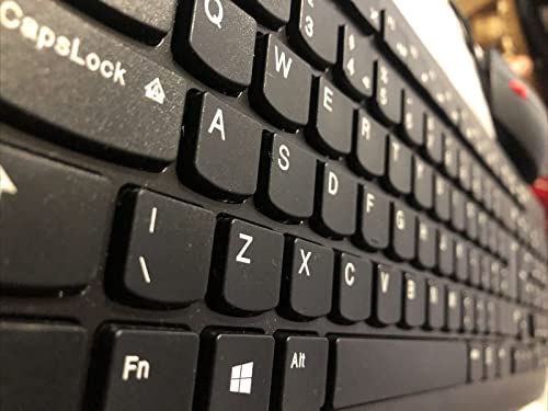 Lenovo 300 USB Keyboard, Wired, Adjustable Tilt, Ergonomic, Windows 7/8/10, GX30M39655, Black
