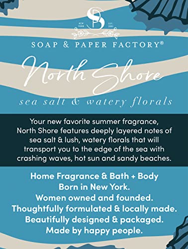 Soap & Paper Factory North Shore Large Soy Candle, 9.5 oz