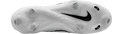 Nike Alpha Huarache NXT DJ6517-100 White-Black-Wolf Grey Men's Metal Baseball Cleats 9 US