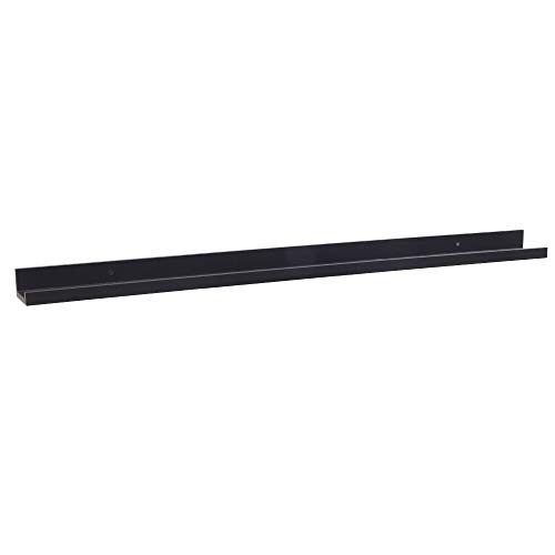 Keseno 46 Inches Floating Picture Display Ledge Wall Mount Shelf Denver Modern Design ,for Livingroom, bedrooms, Kitchen, Bathroom,Black