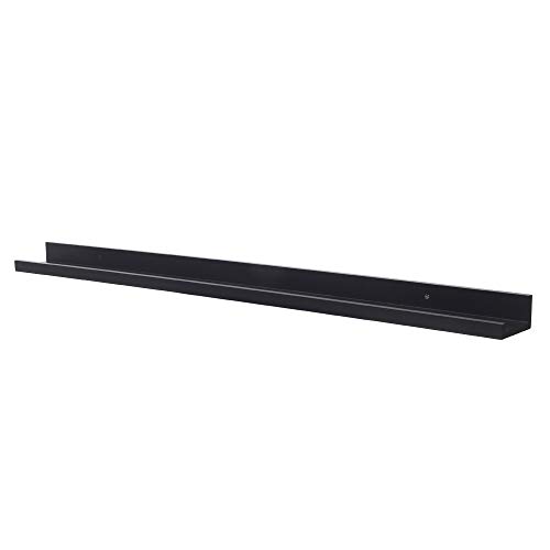 Keseno 46 Inches Floating Picture Display Ledge Wall Mount Shelf Denver Modern Design ,for Livingroom, bedrooms, Kitchen, Bathroom,Black