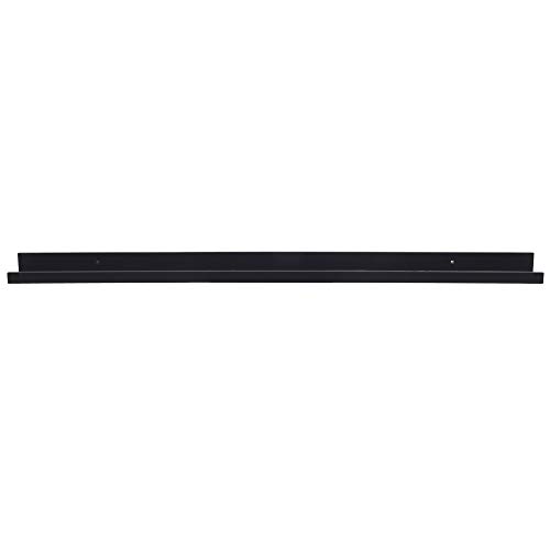 Keseno 46 Inches Floating Picture Display Ledge Wall Mount Shelf Denver Modern Design ,for Livingroom, bedrooms, Kitchen, Bathroom,Black