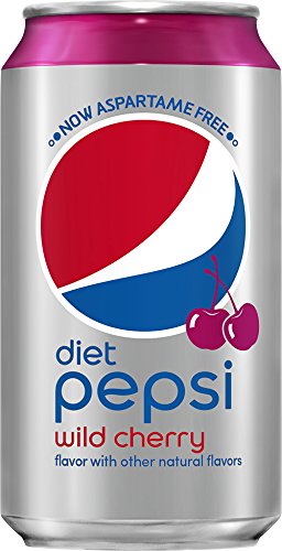 Pepsi Diet Wild Cherry Soda, 12 Ounce (12 Cans)