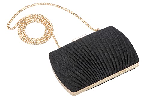 Savatano gold clutch,Evening bag gold clutch purses for women evening wedding cocktail party crossbody shoulder handbag