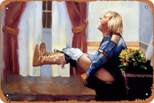 LIQIXI Dumb and Dumber Movie Poster Retro Metal Sign Vintage TIN Sign for Cafe Bar Office Home Wall Decor Gift 12 X 8 inch