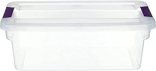 Clearview Latch Box Storage Tote Container