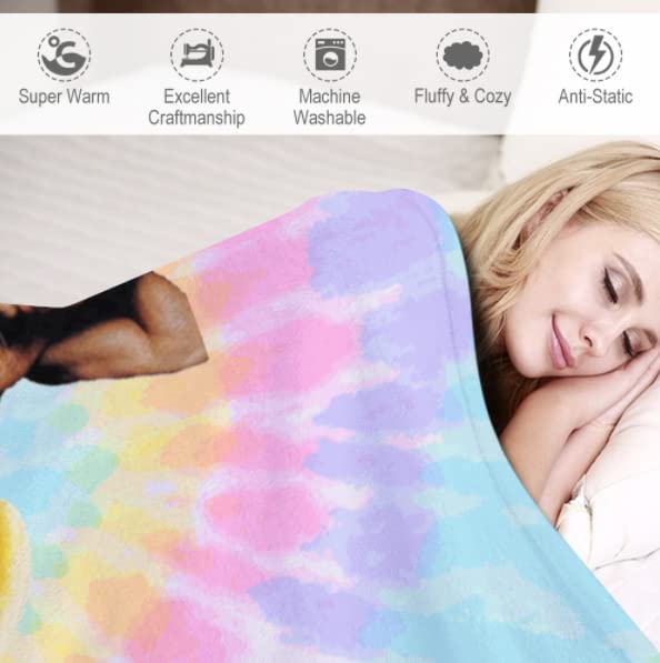 Banana Ultra-Soft Micro Fleece Blanket Flannel Blankets Room Decoration for All Seasons 60"X50"