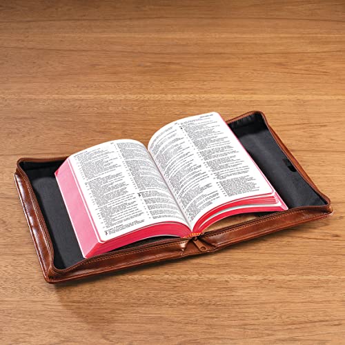 Personalized Sunflower Cross Brown Bible Case