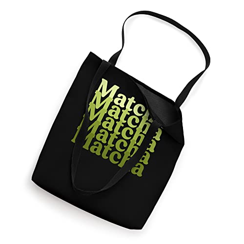 Vintage Matcha Lover Gift for Barista Retro Green Tea Party Tote Bag