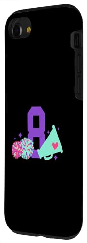 iPhone SE (2020) / 7 / 8 8th Birthday Cheerleading Girl Eight Year Old Cheerleader Case