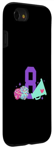 iPhone SE (2020) / 7 / 8 8th Birthday Cheerleading Girl Eight Year Old Cheerleader Case