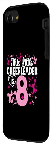 iPhone SE (2020) / 7 / 8 8th Birthday Cheerleading Girl Eight Year Old Cheerleader Case