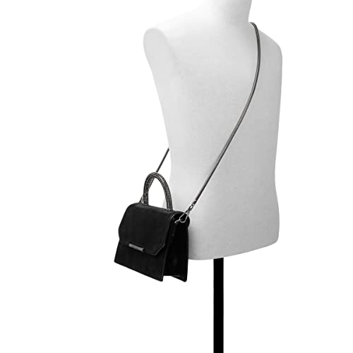 ALDO womens Women's ALDO Women s Caderissi Evening Handbag, Other Black, Small US