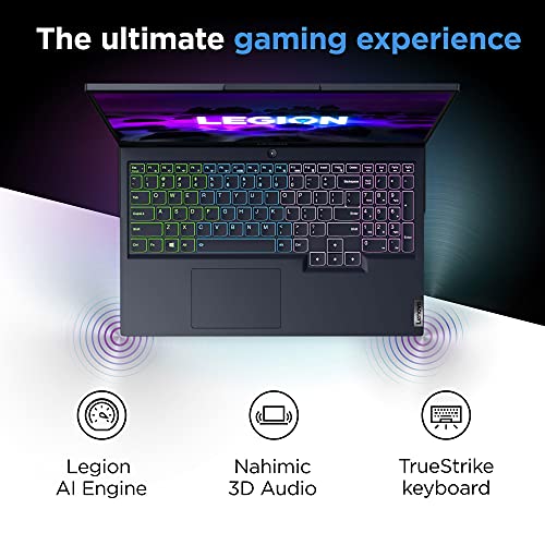 Lenovo Legion 5 Gaming Laptop, 15.6" FHD Display, AMD Ryzen 7 5800H, 16GB RAM, 512GB Storage, NVIDIA GeForce RTX 3050Ti, Windows 10H, Phantom Blue