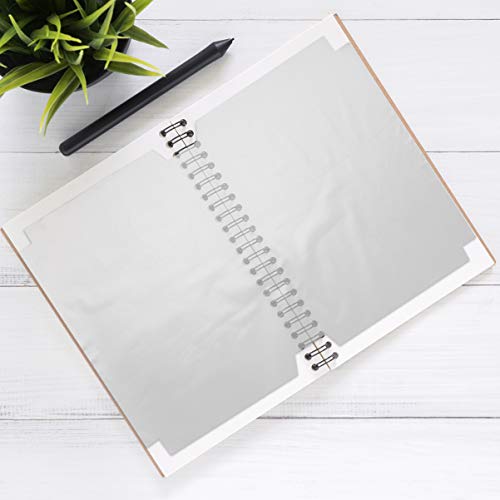 NUOBESTY 10pcs Plastic Book Covers Transparent Textbook Wraps Self Adhesive Waterproof Book Cove Protector
