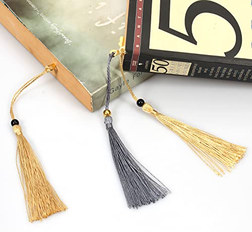 Tueascallk Metal Leaf Tassel Bookmarks - As The Best Gift