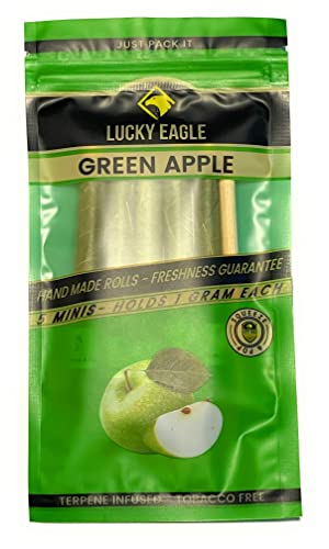 Lucky Eagle Flavor Rolls 5 pack (Green Apple, Mini)