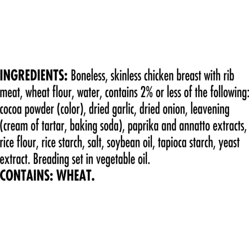 Tyson All natural Perfectly Crispy Chicken Breast Strips with Rib Meat - Fully Cooked - No Antibiotics Ever - 6 Pack (25 oz Each) - Ready Set Gourmet Donate a meal Program