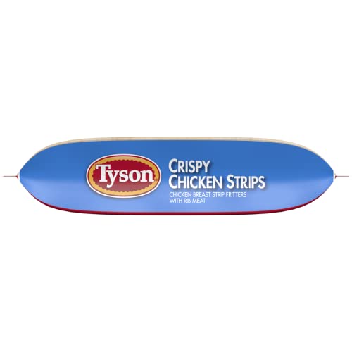 Tyson All natural Perfectly Crispy Chicken Breast Strips with Rib Meat - Fully Cooked - No Antibiotics Ever - 6 Pack (25 oz Each) - Ready Set Gourmet Donate a meal Program