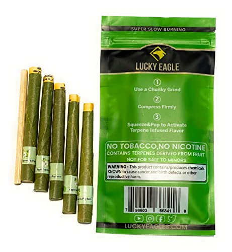 Lucky Eagle Flavor Rolls 5 pack (Green Apple, Mini)