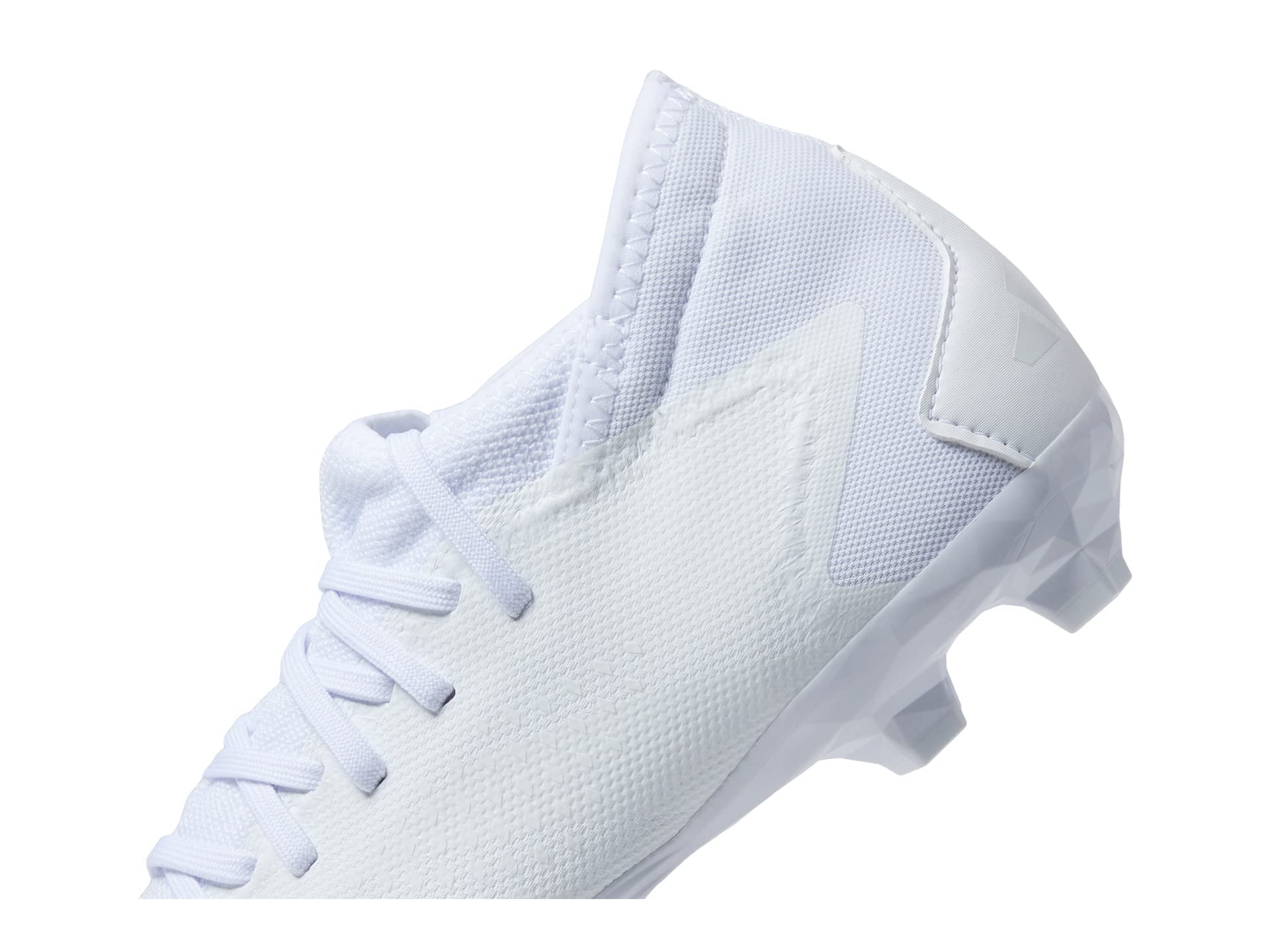 adidas Unisex Predator Accuracy.3 Firm Ground Soccer Shoe, White/White/Black, 8.5 US Men