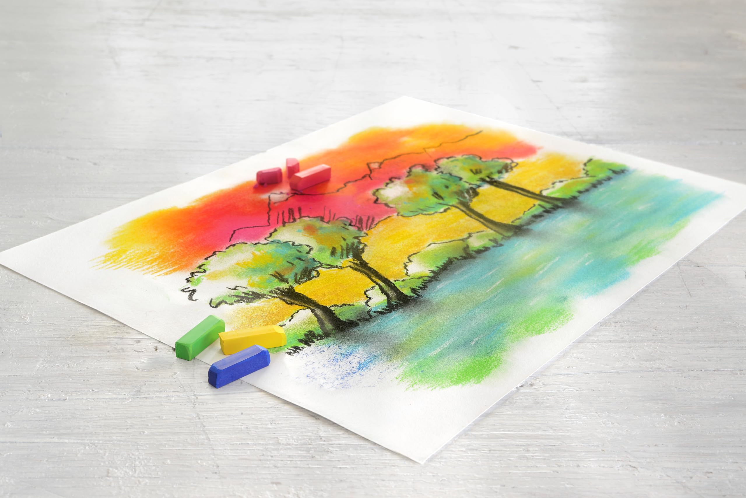 Faber-Castel FC128272 Creative Studio Soft Pastel Crayons (72 Pack), Assorted