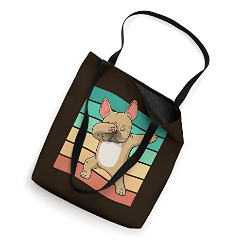 Funny Dabbing French Bulldog Frenchie Pet Owner Humor Tote Bag