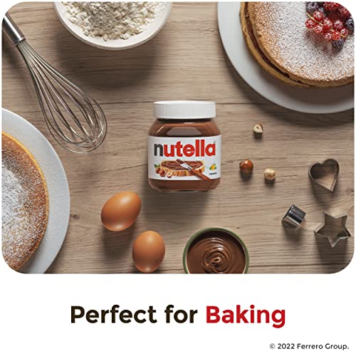 Nutella Hazelnut Spread with Cocoa for Breakfast, Great for Easter Baking, 35.3 oz Jar